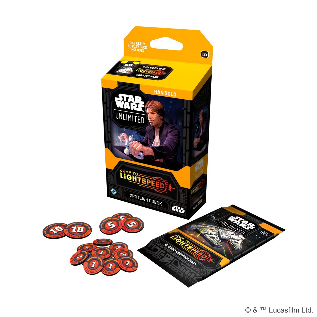 Star Wars Unlimited: Jump to Lightspeed Spotlight Deck - Han Solo – I'm ...