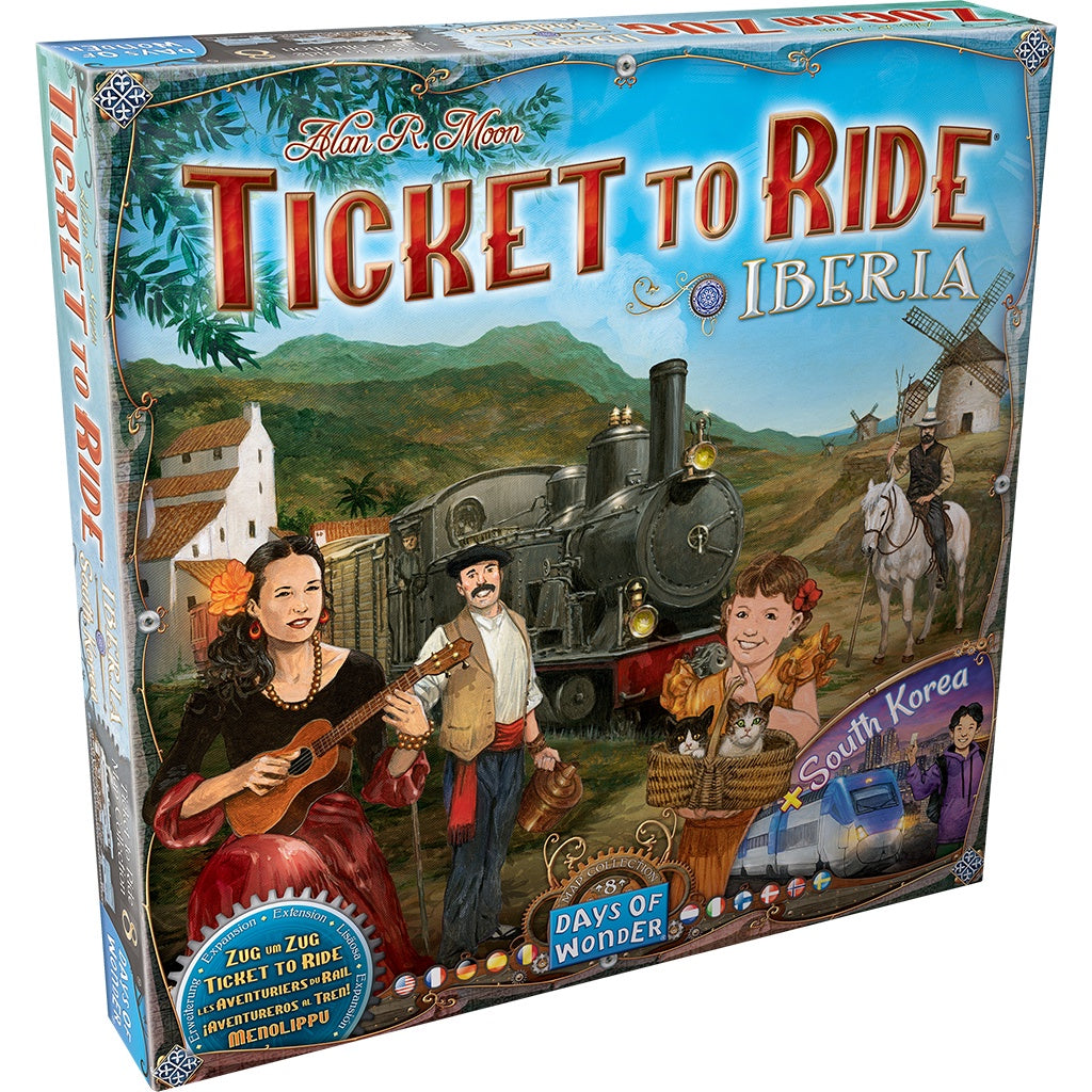 Ticket to Ride Map Collection: Volume 8 - Iberia and South Korea – I'm ...