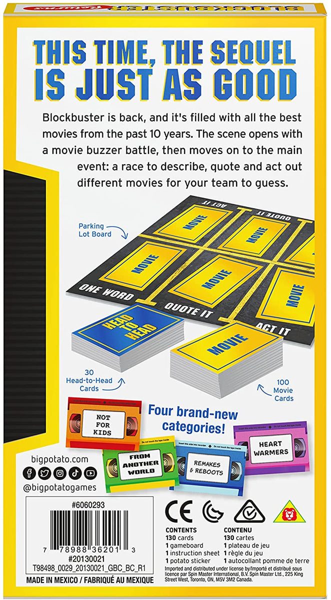 Blockbuster Returns – I'm Board! Games & Family Fun