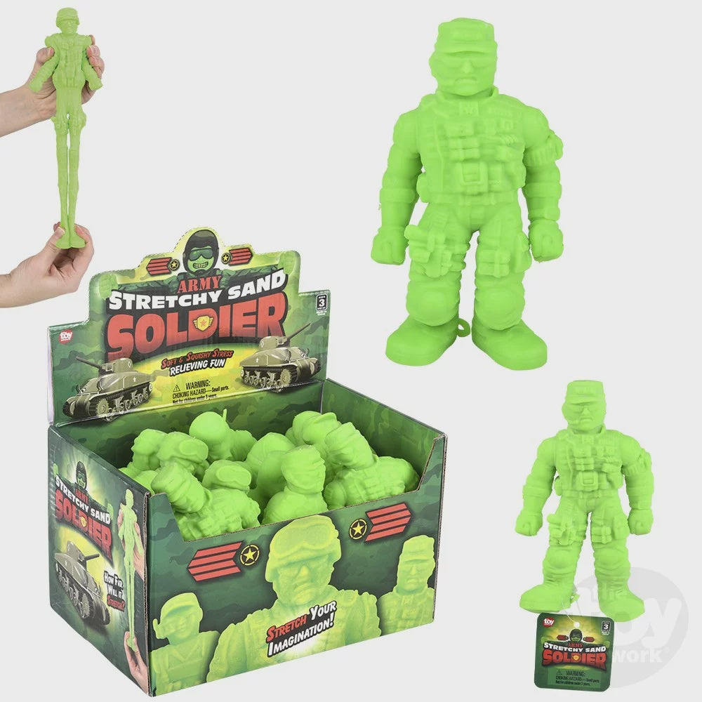 Stretchy Sand Soldier – I'm Board! Games & Family Fun