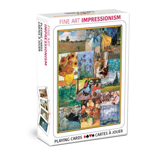 Fine Art Impressionism Playing Cards – I'm Board! Games & Family Fun
