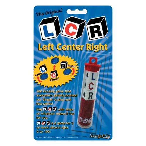 LCR Blister Card – I'm Board! Games & Family Fun