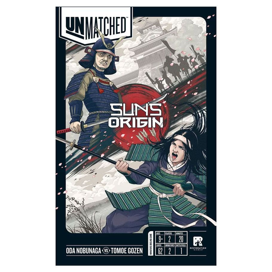 Unmatched: Sun's Origin – I'm Board! Games & Family Fun
