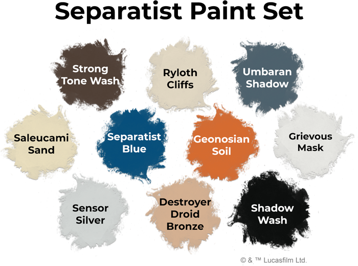 Star Wars Legion Paint Set: Separatist – I'm Board! Games & Family Fun